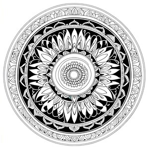 50 Calming Mandala Adult Coloring Pages: Unleash Creativity, Embrace ...
