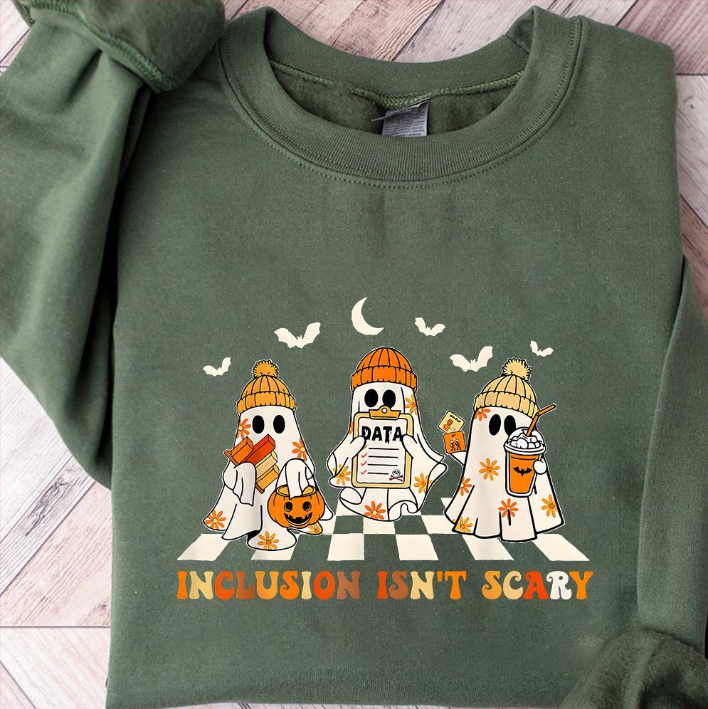 Inclusion Isn't Scary Png, SLP Halloween Png, Sped Teacher Png V6 ...