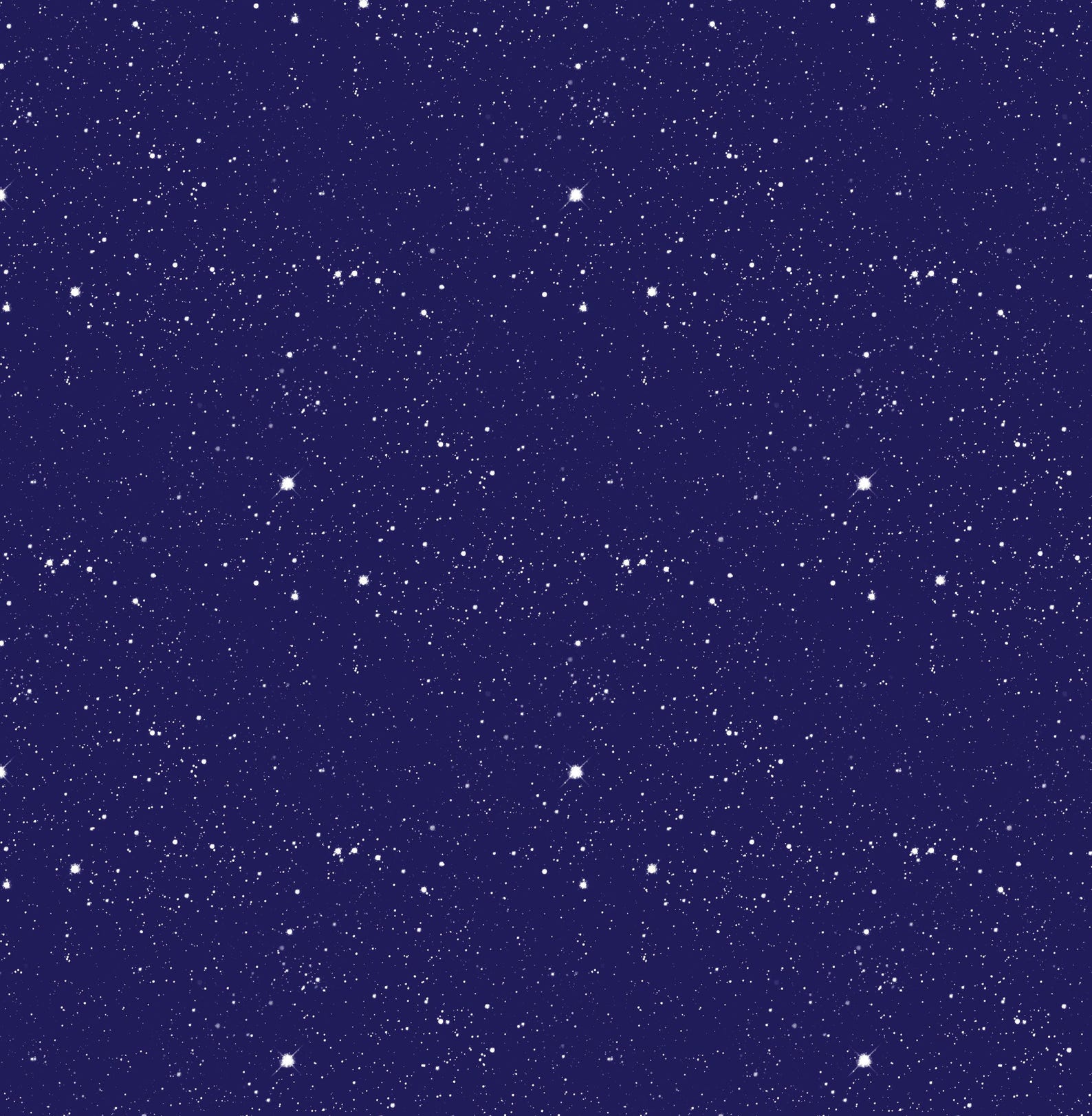 Midnight Blue Starry Night! 100% Cotton Fabric NEW Unique Design ...