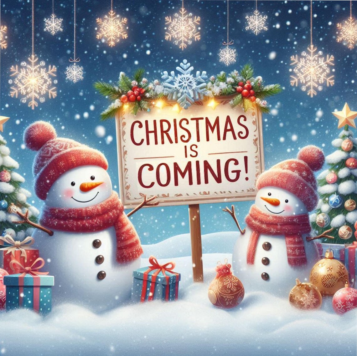 NEW Christmas is Coming! Snowmen Fun Jigsaw Puzzle Available as 120 ...