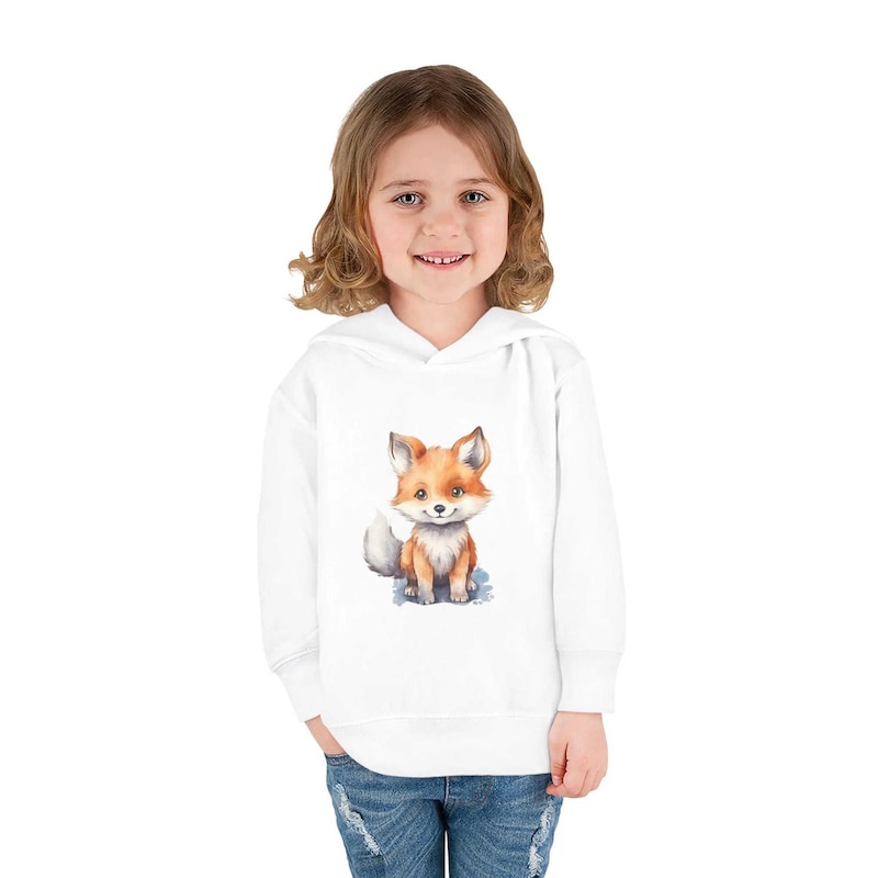 White Fox Hoodie for Kids - Etsy Australia