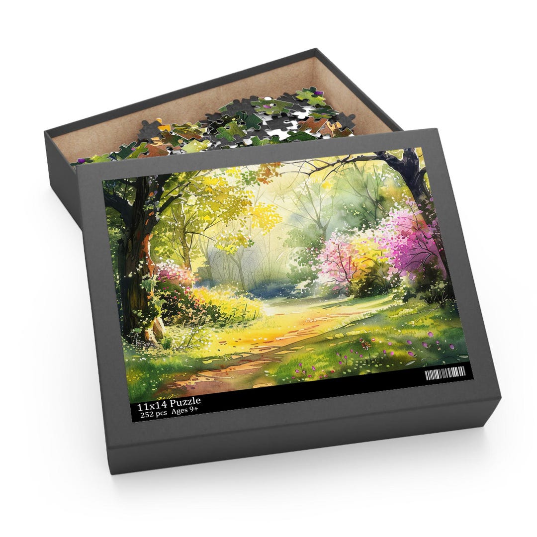 NEW Springtime Trail Puzzle Meadow Garden Landscape Nature Flowers ...