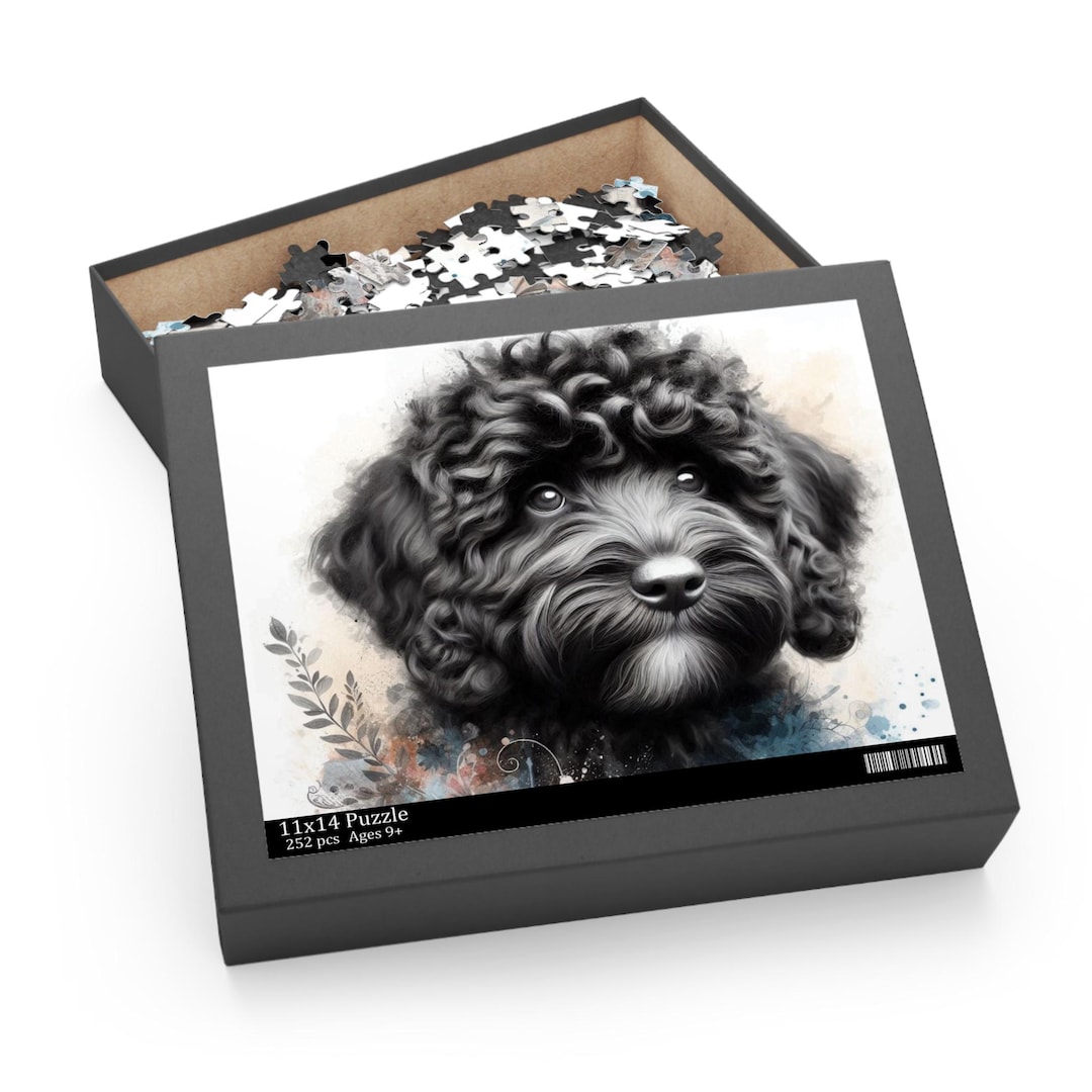 NEW Black Cockapoo Puzzle Doggy Poodle Spaniel Fun Jigsaw Pet Dogs ...