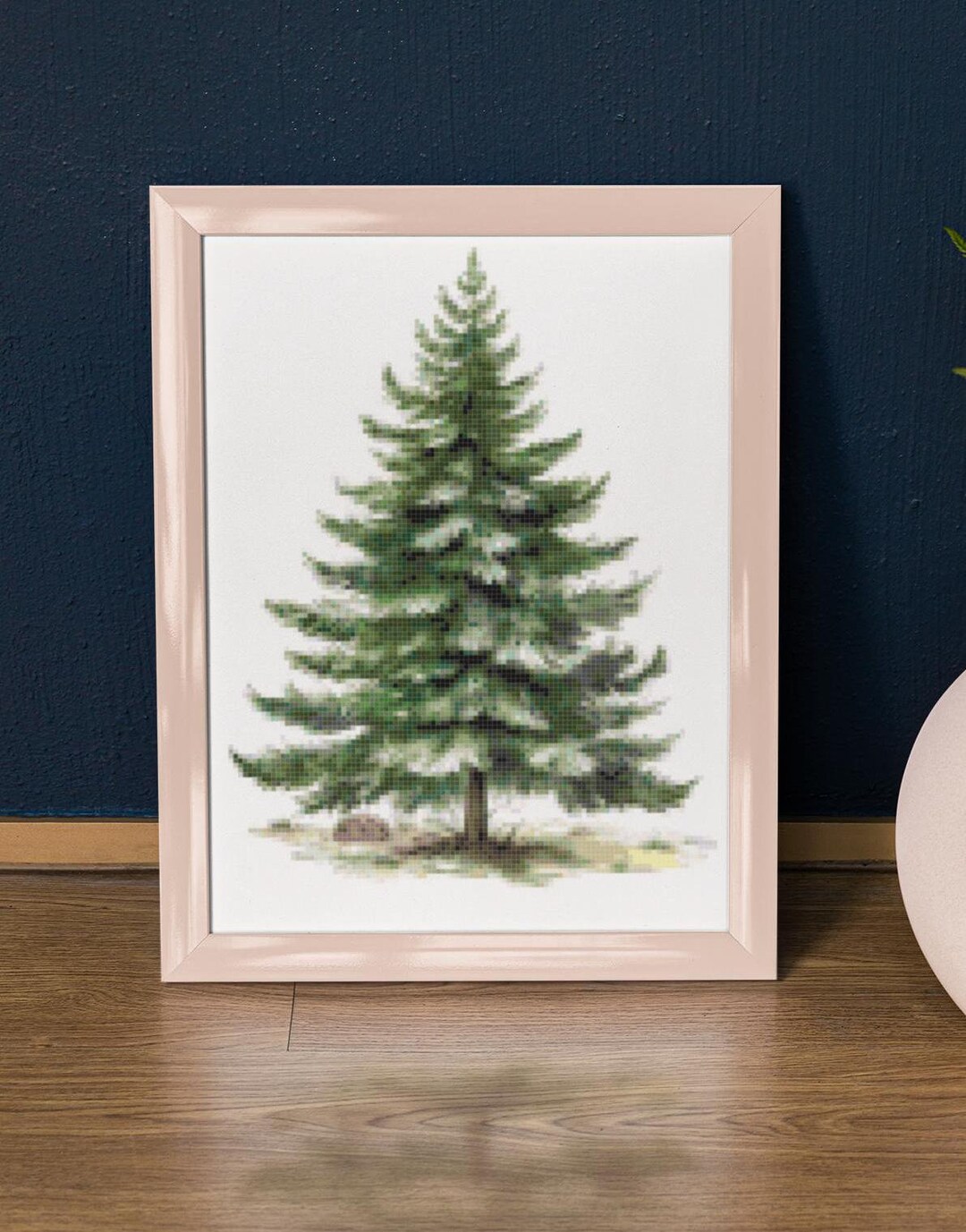 The Fir Tree - Beautiful Nature Cross-stitch Pattern PDF Files Symbols ...