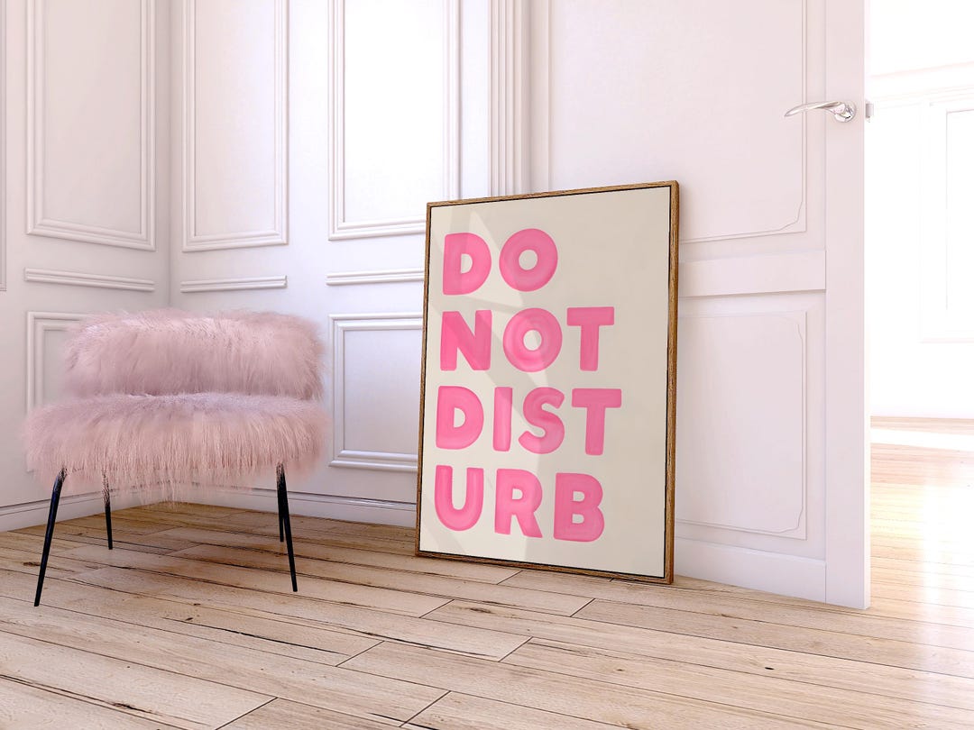 Do Not Disturb Digital Artwork Printable Art Home Decor Bathroom Decor ...