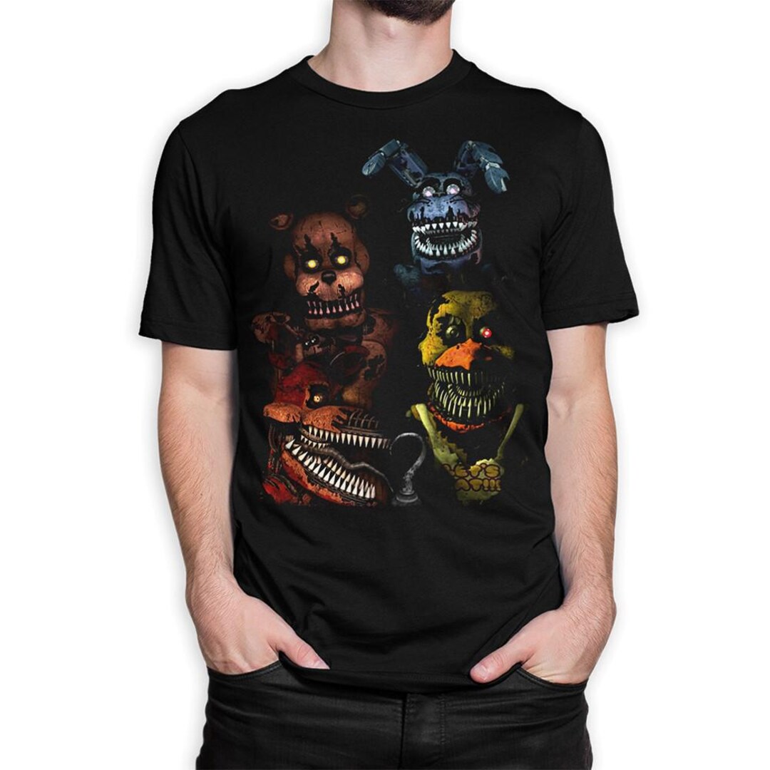 Five Nights at Freddy’s Animatronics T-shirt, Men's Women's Sizes (FNF ...
