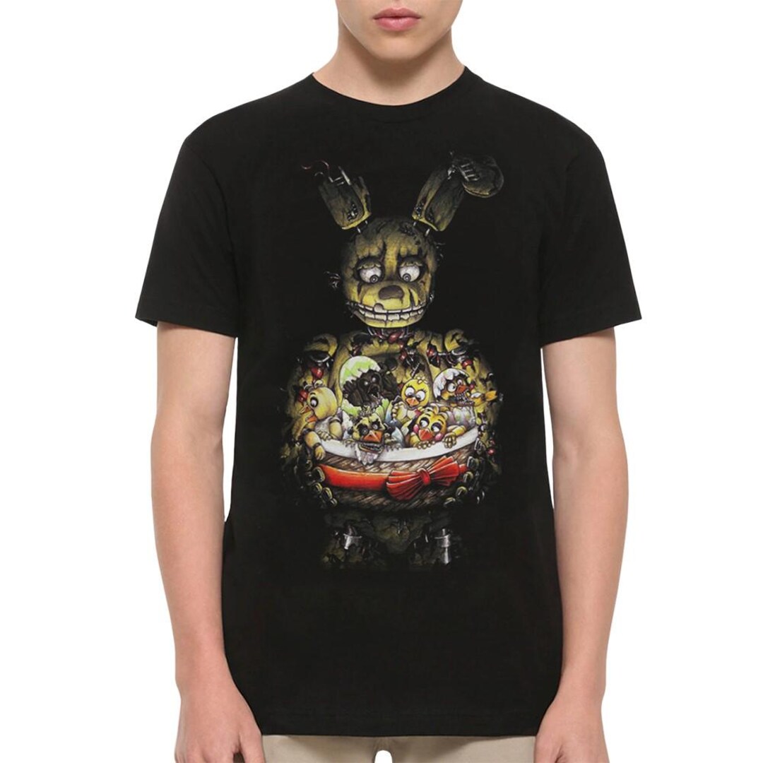 Five Nights at Freddy’s Yellow Rabbit With Little Animatronics T-shirt ...