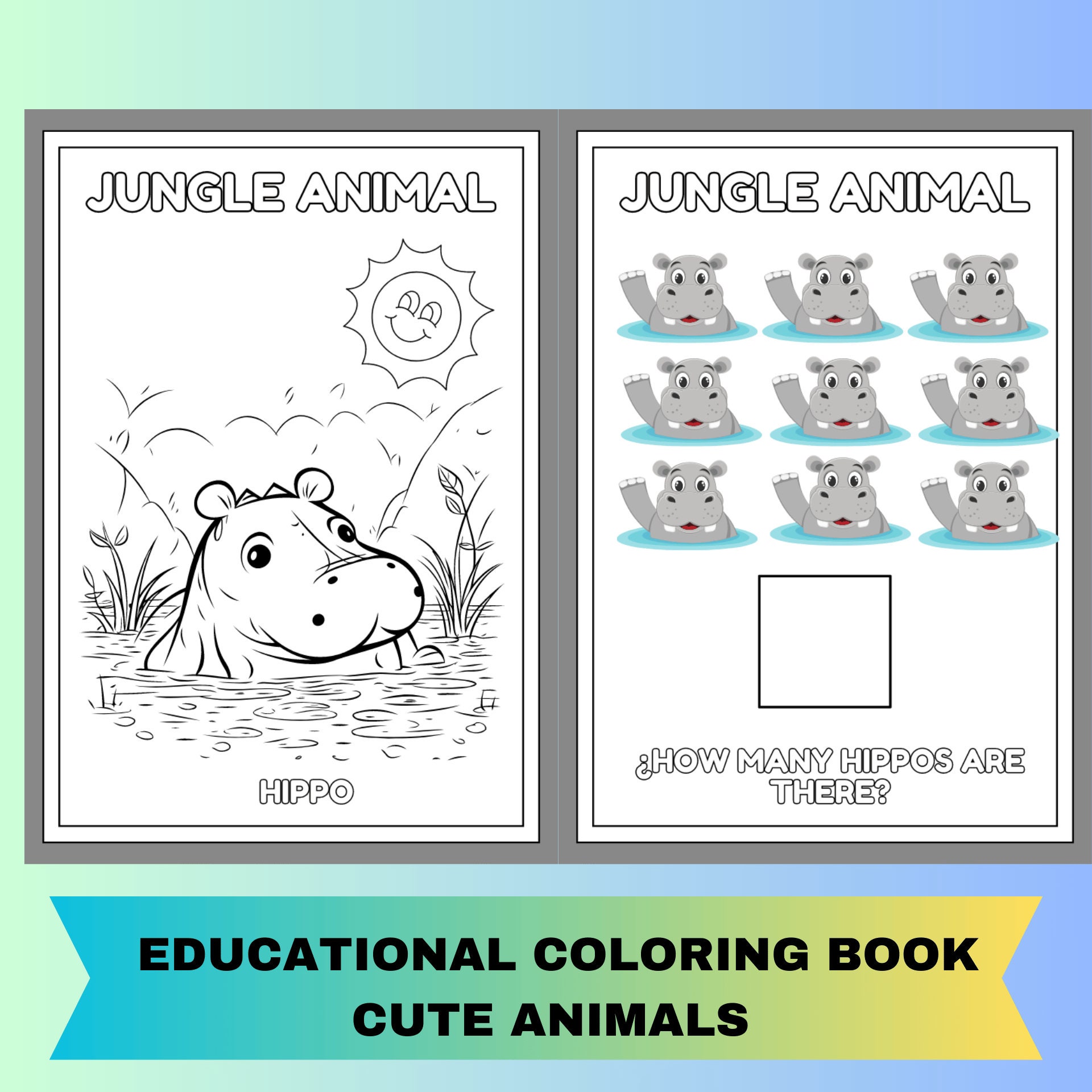 49 Educational Coloring Pages for Kids / Instant Download/educational ...