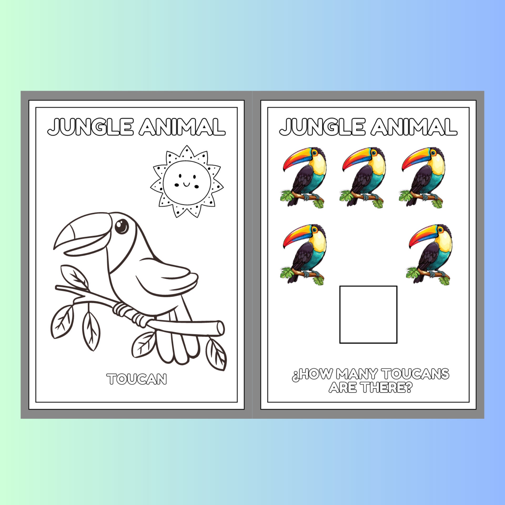 49 Educational Coloring Pages for Kids / Instant Download/educational ...