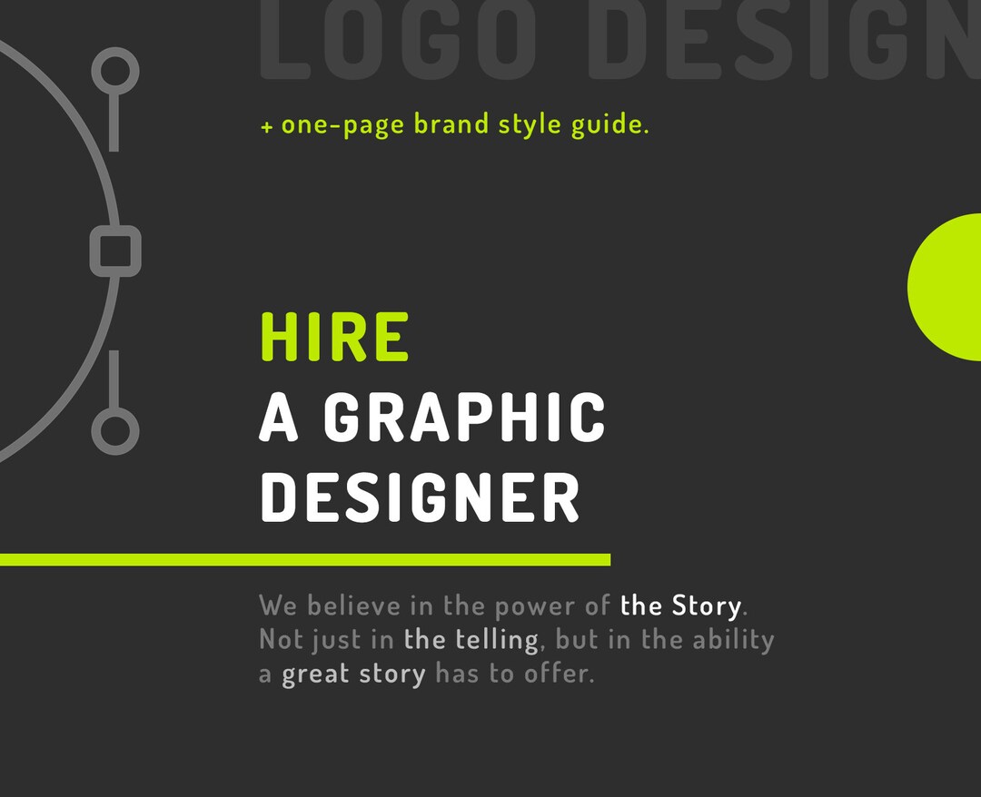 Custom Logo Design Package, One Page Brand Style Guide, Hire a Graphic ...
