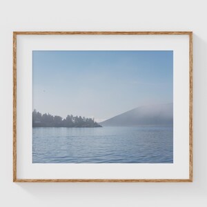 Morning Mist Coastal Landscape Photography Print - Serene Fine Art ...