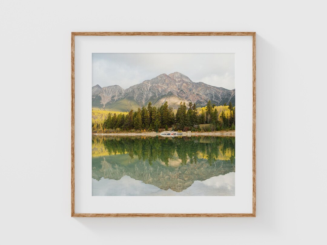 Fine Art Landscape Photography Print, Rocky Mountains Reflection Wall ...