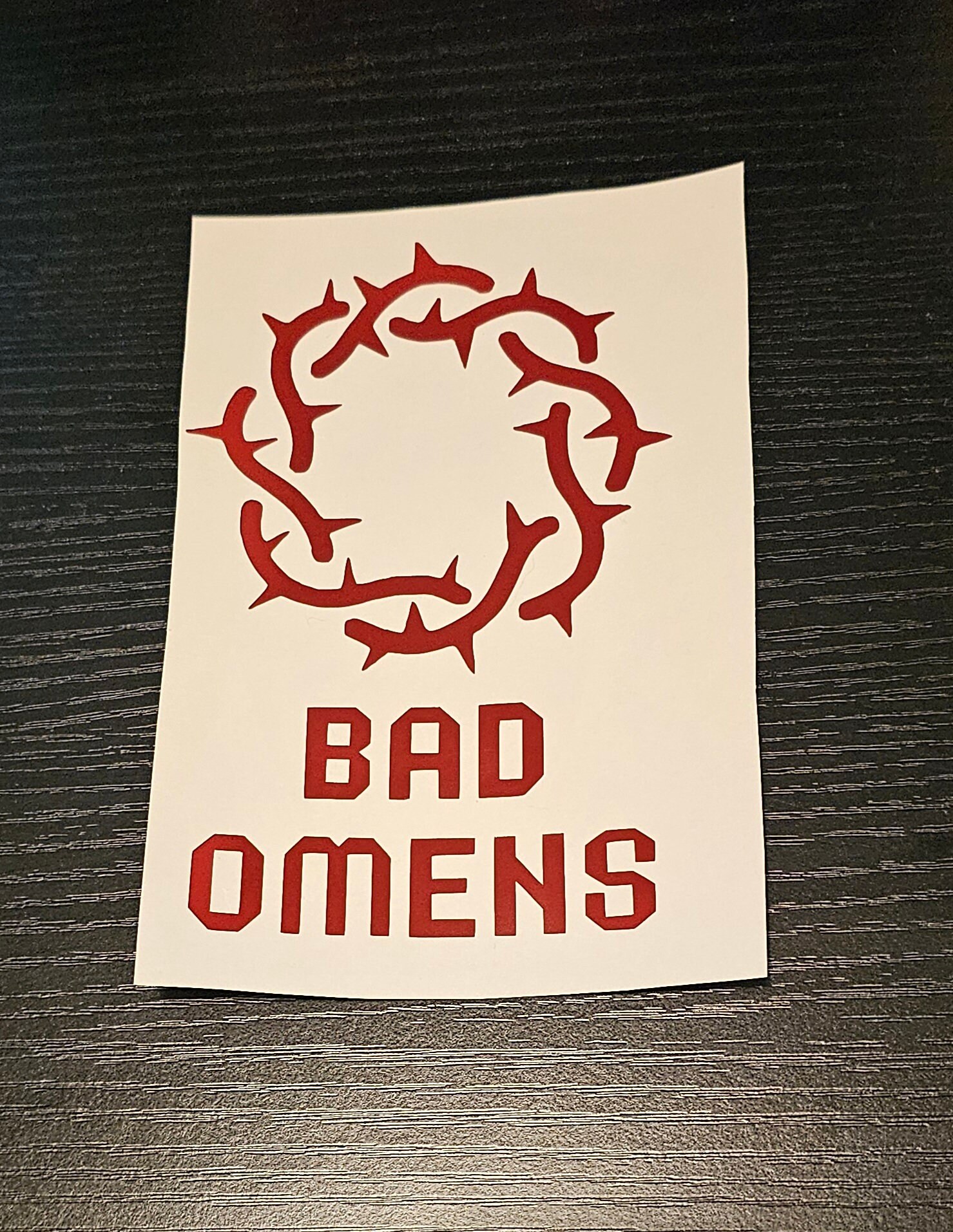Bad Omens Vinyl Decal - Etsy