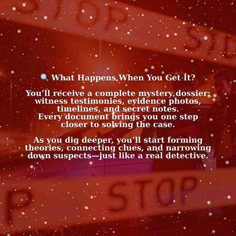 Printable Murder Mystery Case File - 5 Languages Included | Detective ...