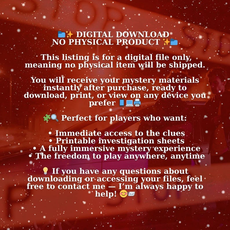 4 Printable Murder Mystery Case File | Detective Game | | Interactive ...