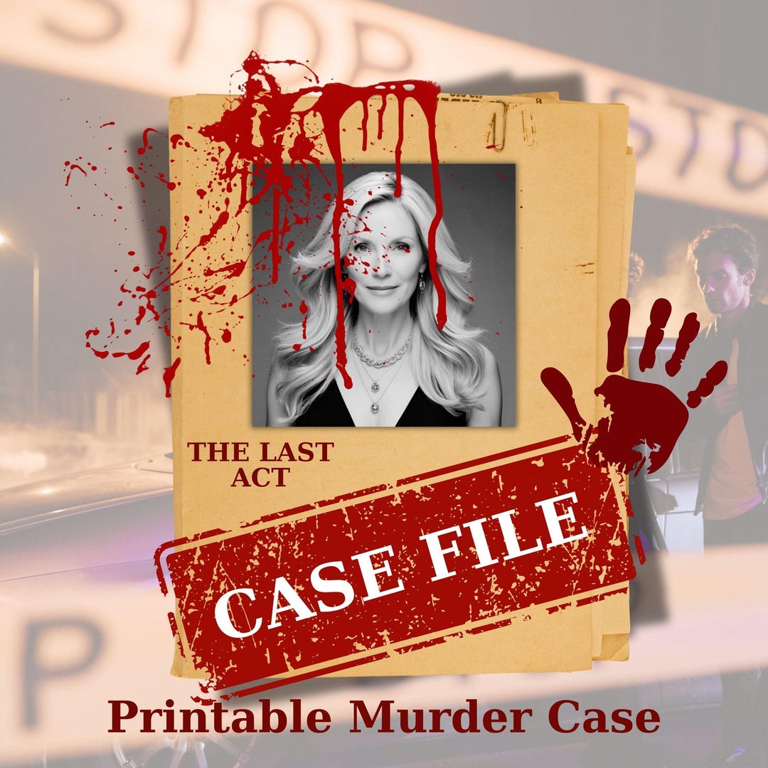 Printable Murder Mystery Case File | Detective Game | | Interactive ...