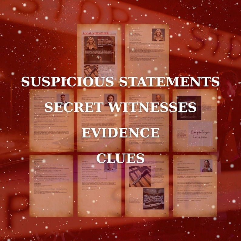 Printable Murder Mystery Case File | Detective Game | | Interactive ...