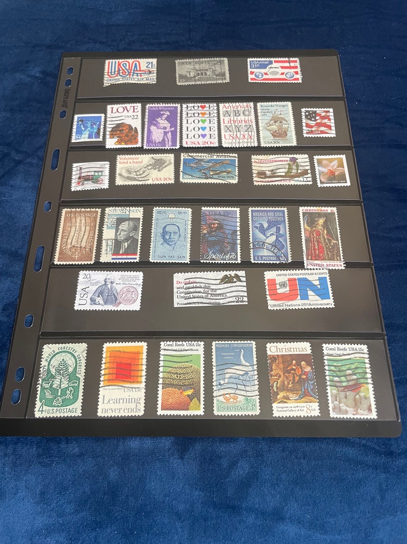 Nikola Tesla Rare Vintage US Stamps Collection of 32 - Etsy
