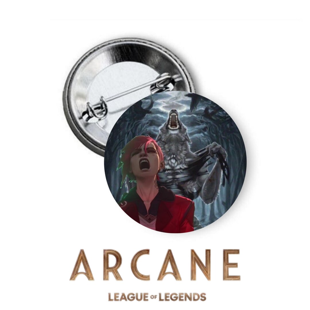 Vi Arcane Werewolf Meme Pin Back Button - Etsy