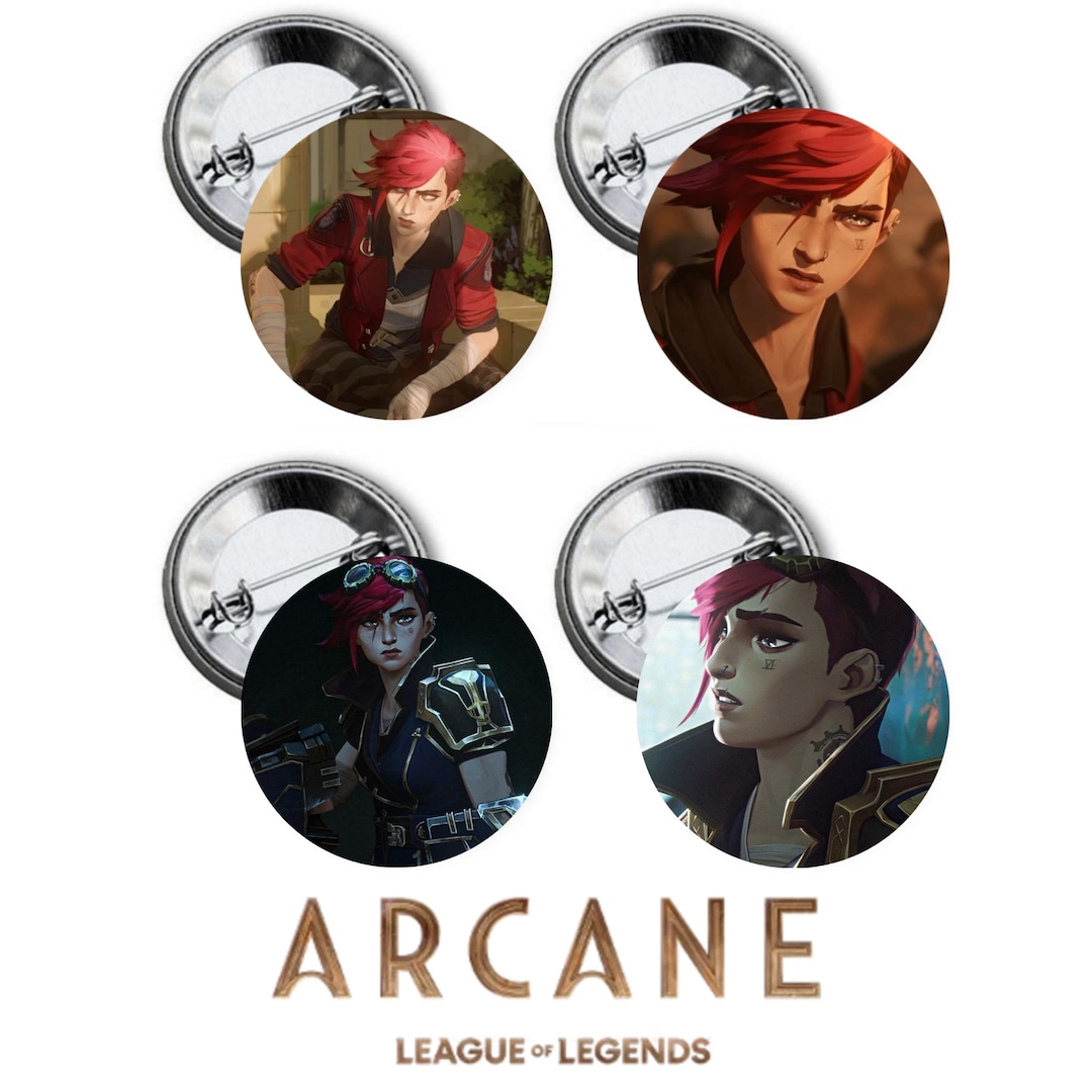 Arcane Season 2 Act 1 Pin Back Buttons - Etsy