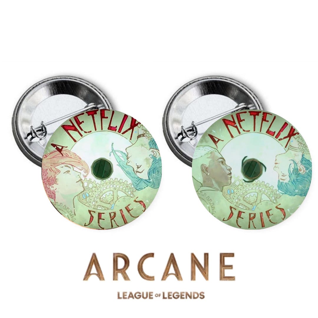 Arcane Vinyl Intros Pin Back Buttons - Etsy