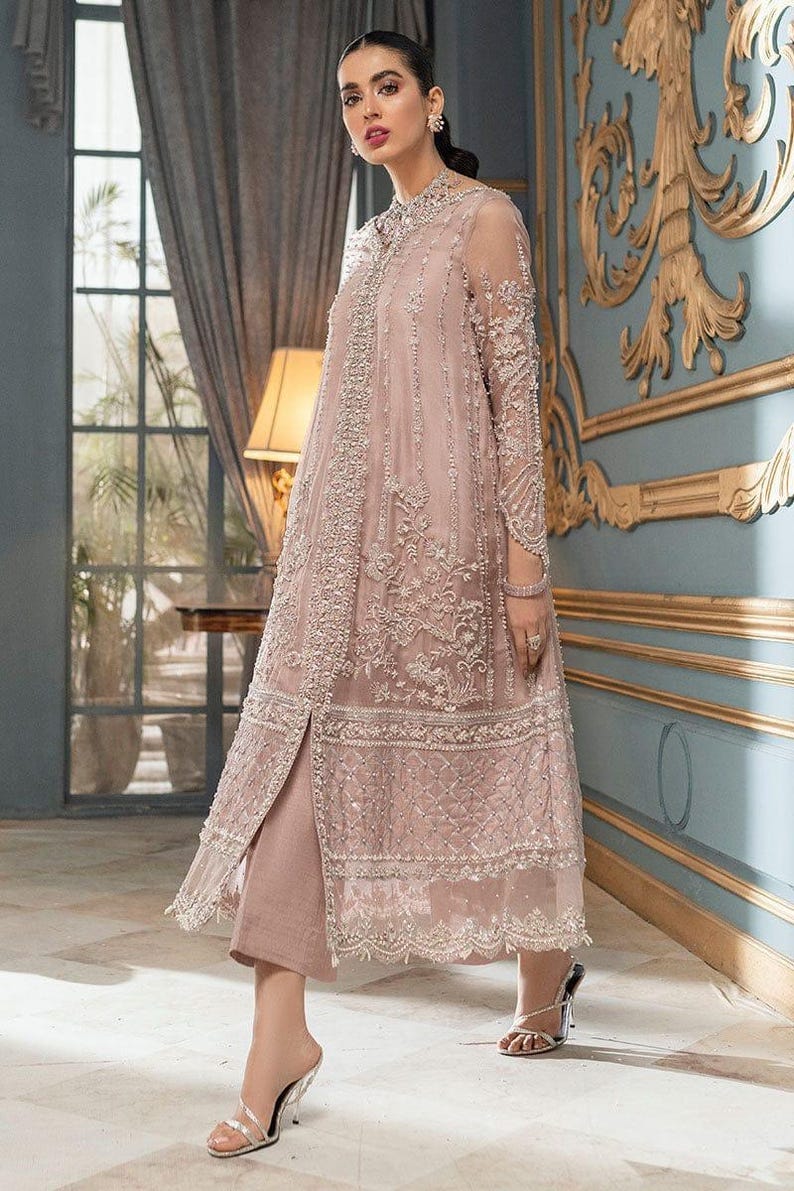 Pakistani Indian Wedding Dresses, Handmade Embroidery Clothes Salwar ...