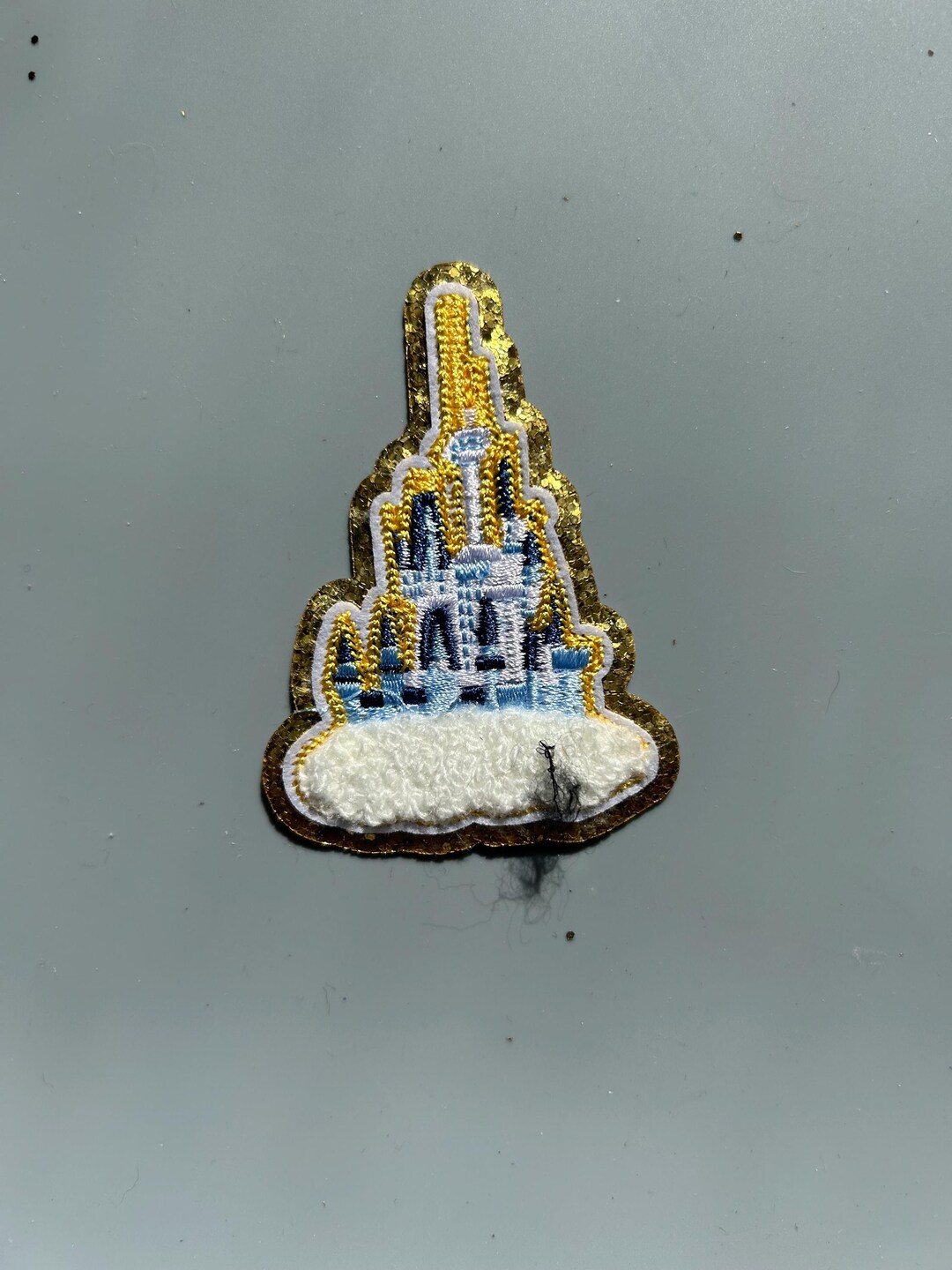 Castle Glitter Iron on Patch - Etsy