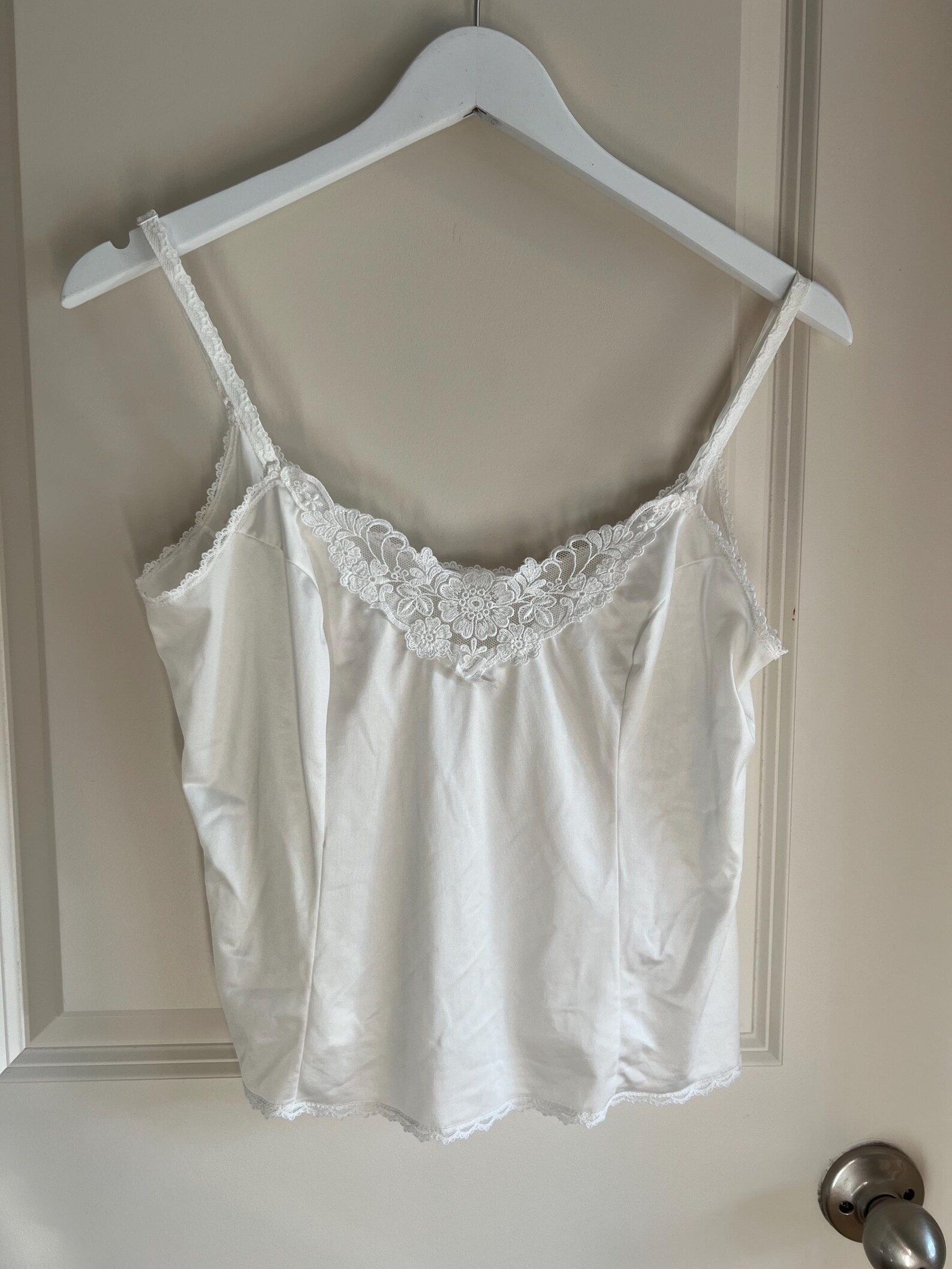 Vintage White Slip With Lace Detailing - Etsy