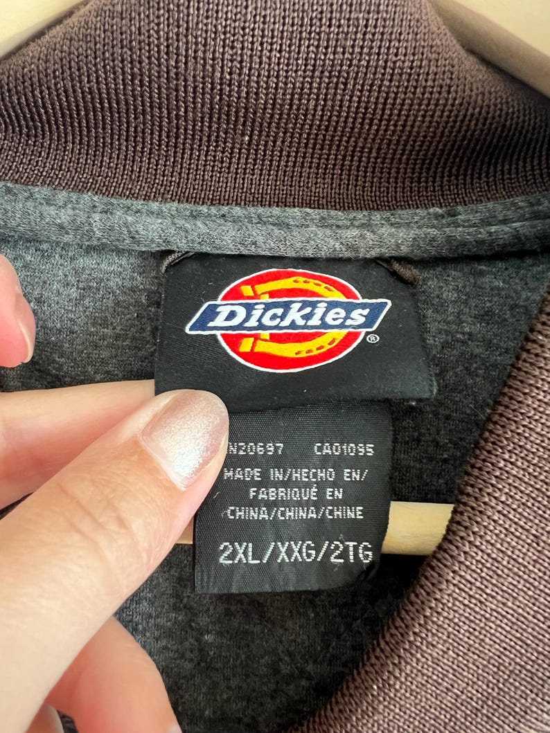 Dickies Oversized Quilted Puffer Jacket in Chocolate Brown - Size 2xl ...