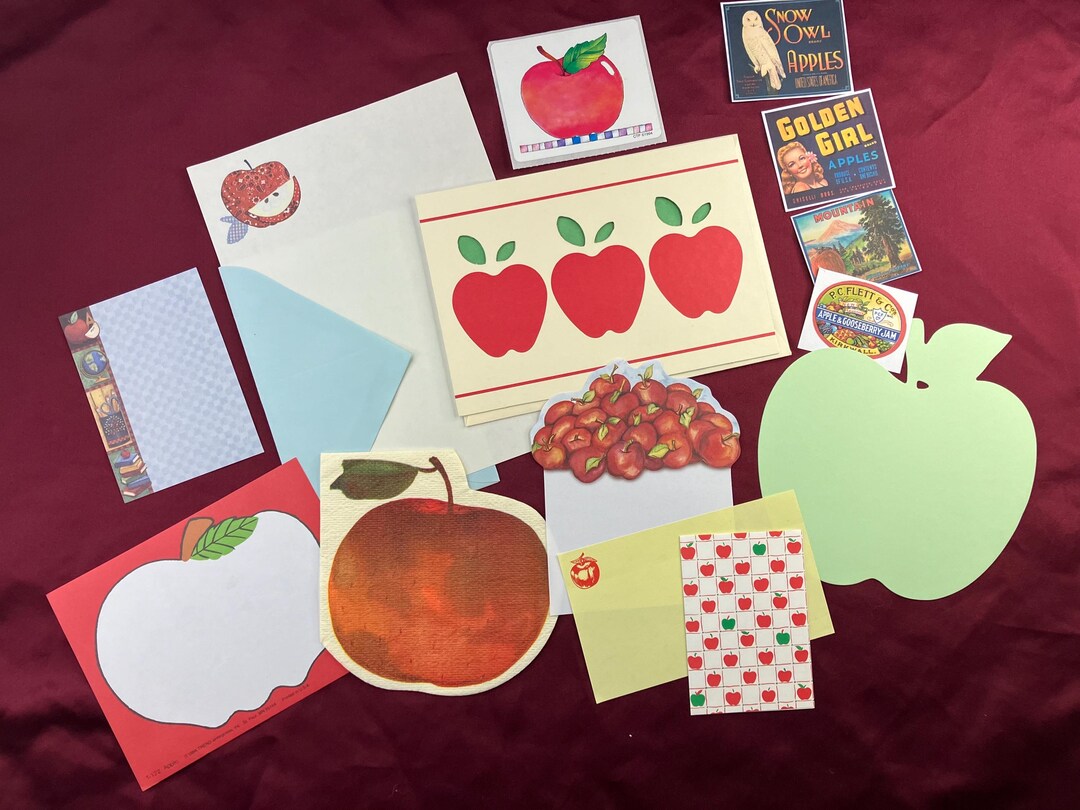 One Dozen Apples Junk Journal Kit / Snail Mail Kit - Etsy