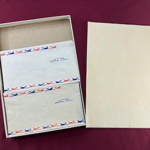 Vintage 1940's Air Mail Stationery Set / Onion Skin / Writing Paper - Etsy