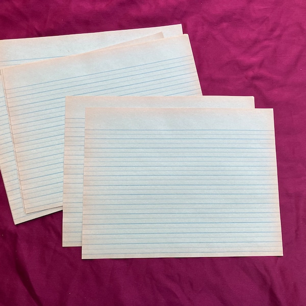 Double Sided Lined Paper - Etsy