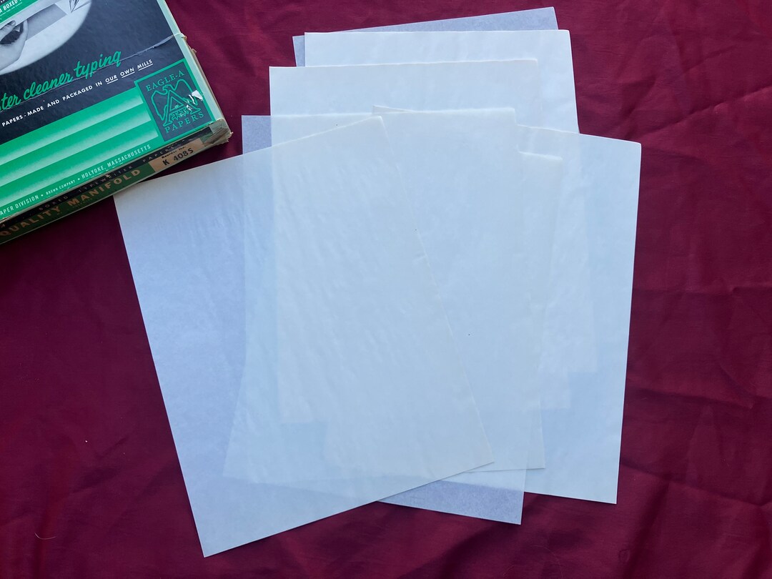Eagle A Onion Skin / Typewriter / Manifold Paper / Sub 8 / Set of 20 ...