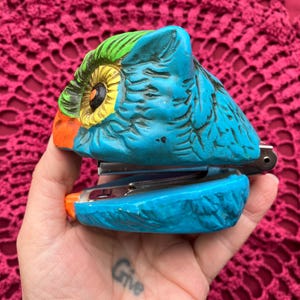 Vintage Holiday Fair Groovy Owl Stapler - Etsy
