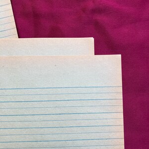 Vintage School Writing Paper / Blue Lined / Double-sided - Etsy