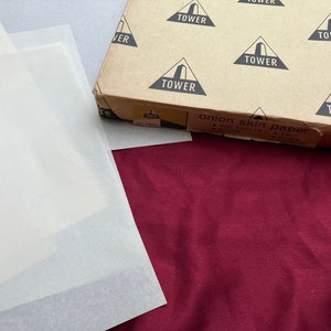 Onion Skin Paper / Set of 20 Sheets - Etsy