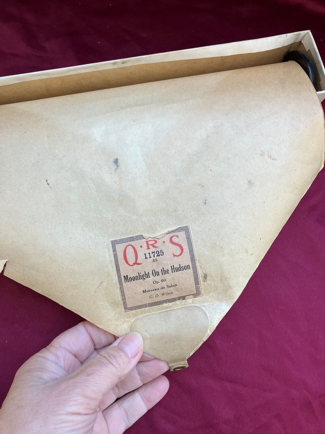 Vintage Player Piano Rolls / Vintage Craft Paper / Pianola Music Rolls ...