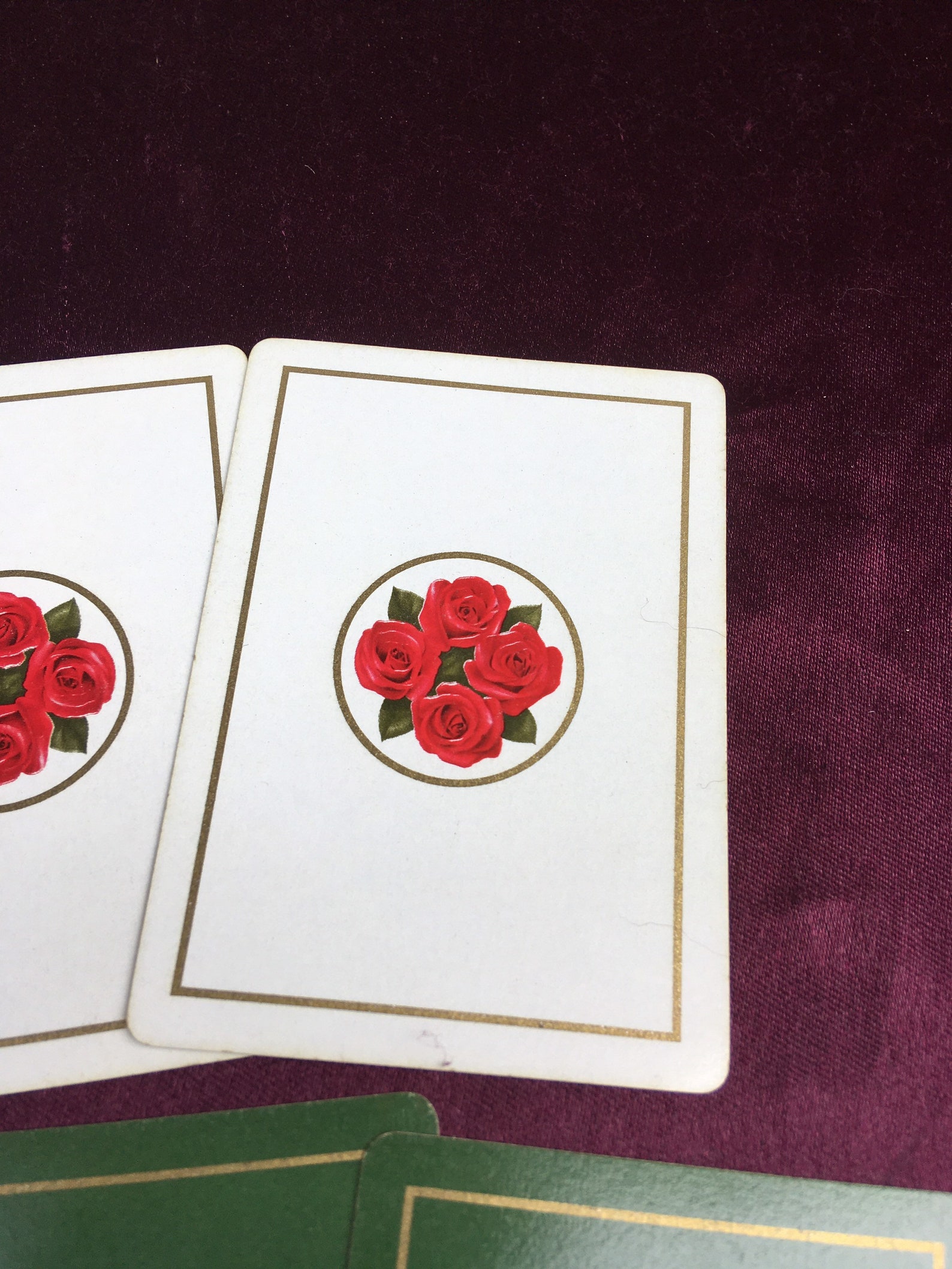 Four Roses Playing Cards / Set of 6 Individual Cards - Etsy