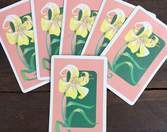 Vintage Hex Dex Amish Playing Cards Blue / Set of 6 Individual | Etsy