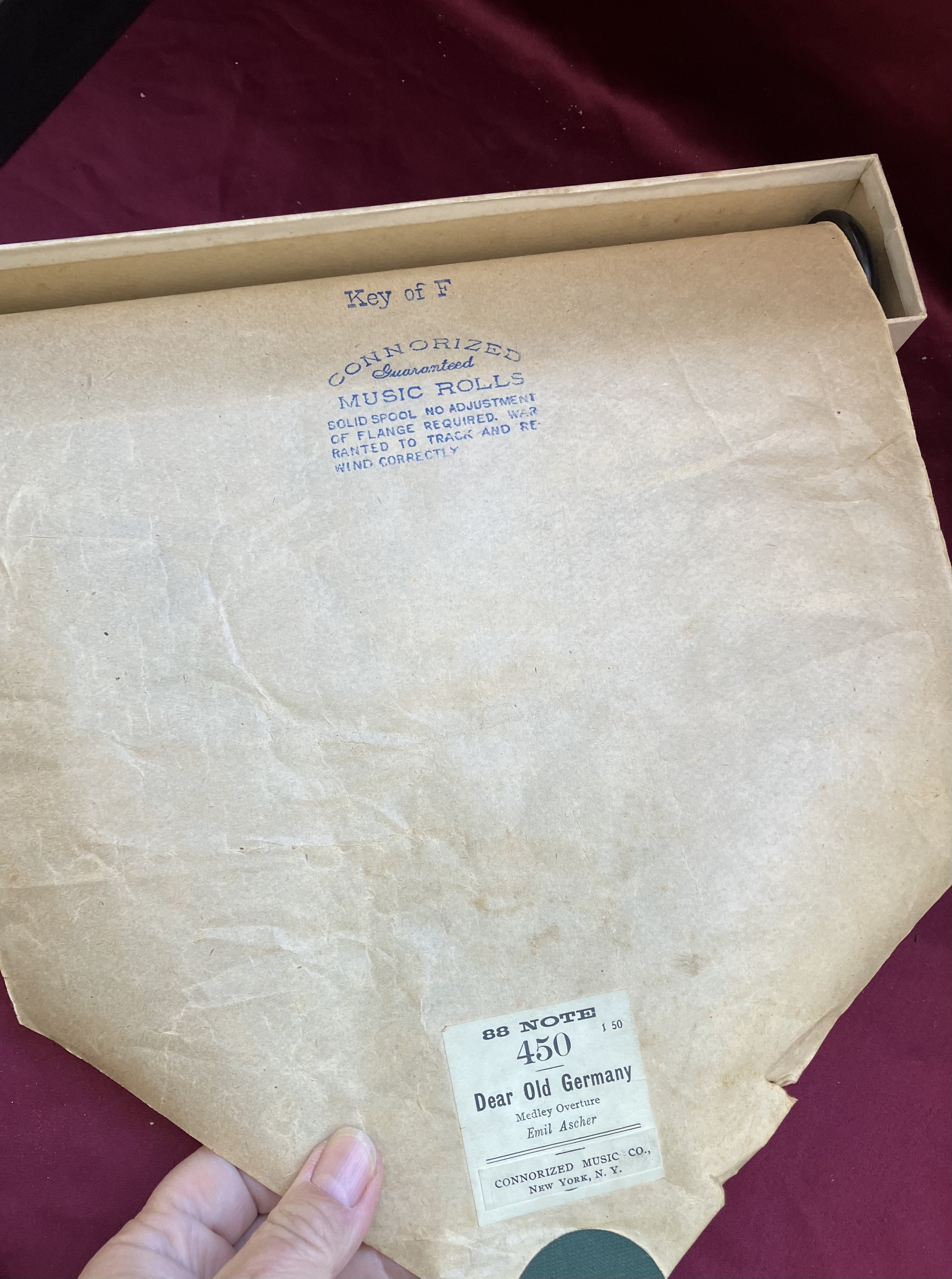 Vintage Player Piano Rolls / Vintage Craft Paper / Pianola Music Rolls ...