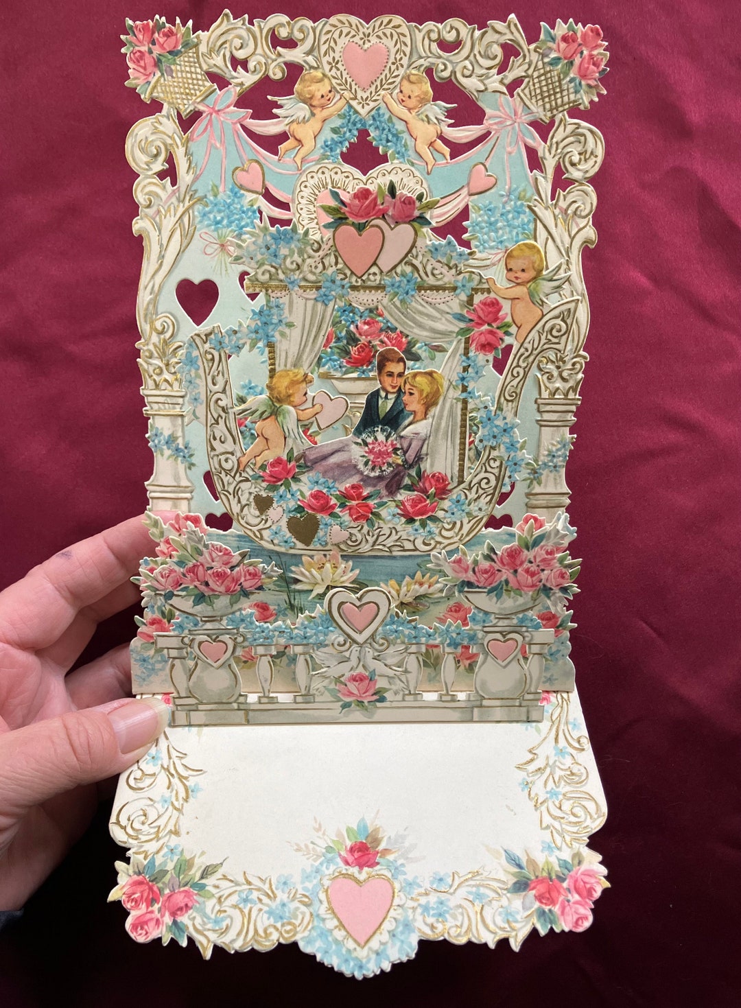 Vintage American Greetings Valentine Card / 3D / Display Card / Wife - Etsy