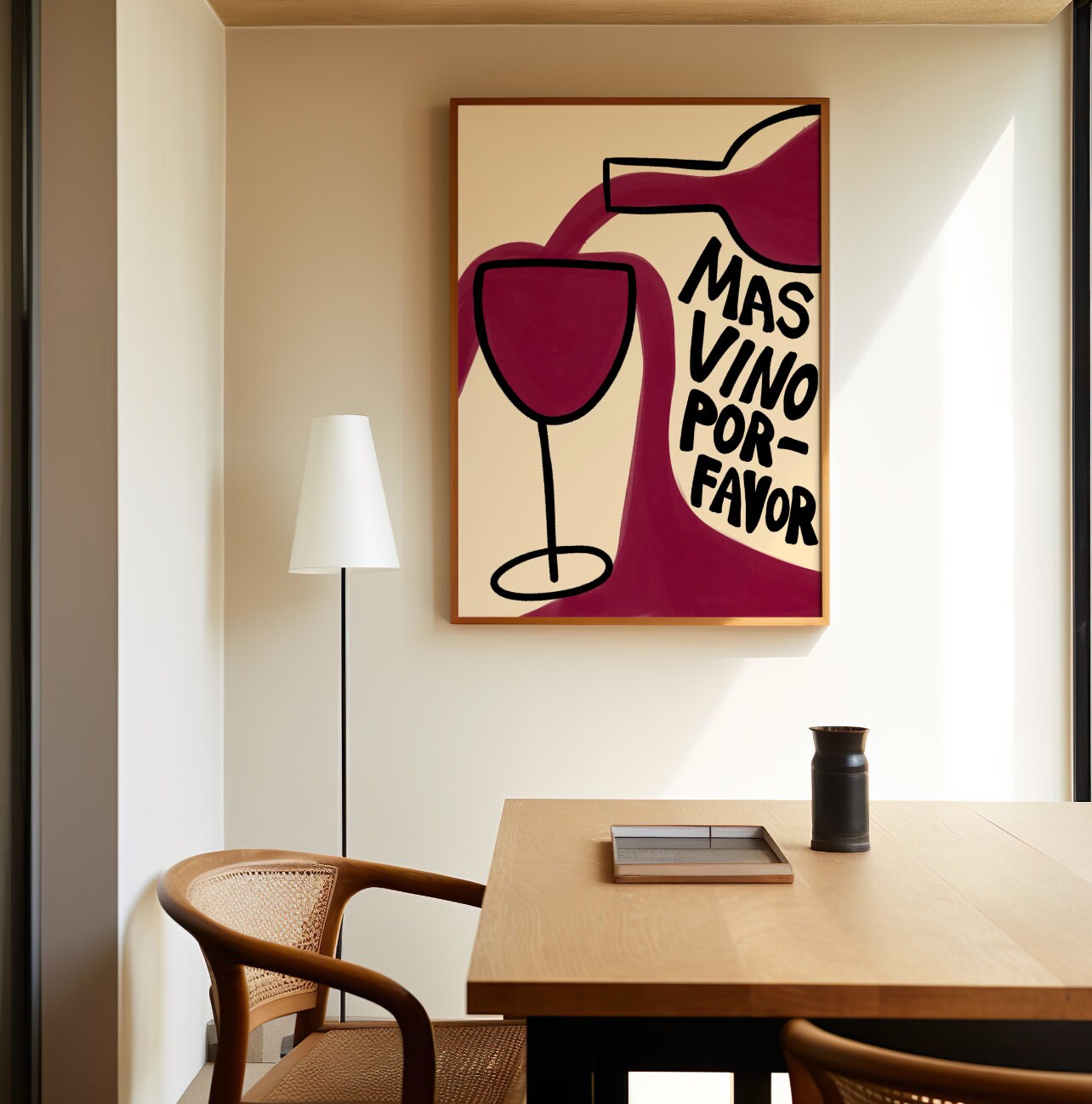 Wine Poster Printable Wall Art, Instant Download, Wine Poster, Home ...