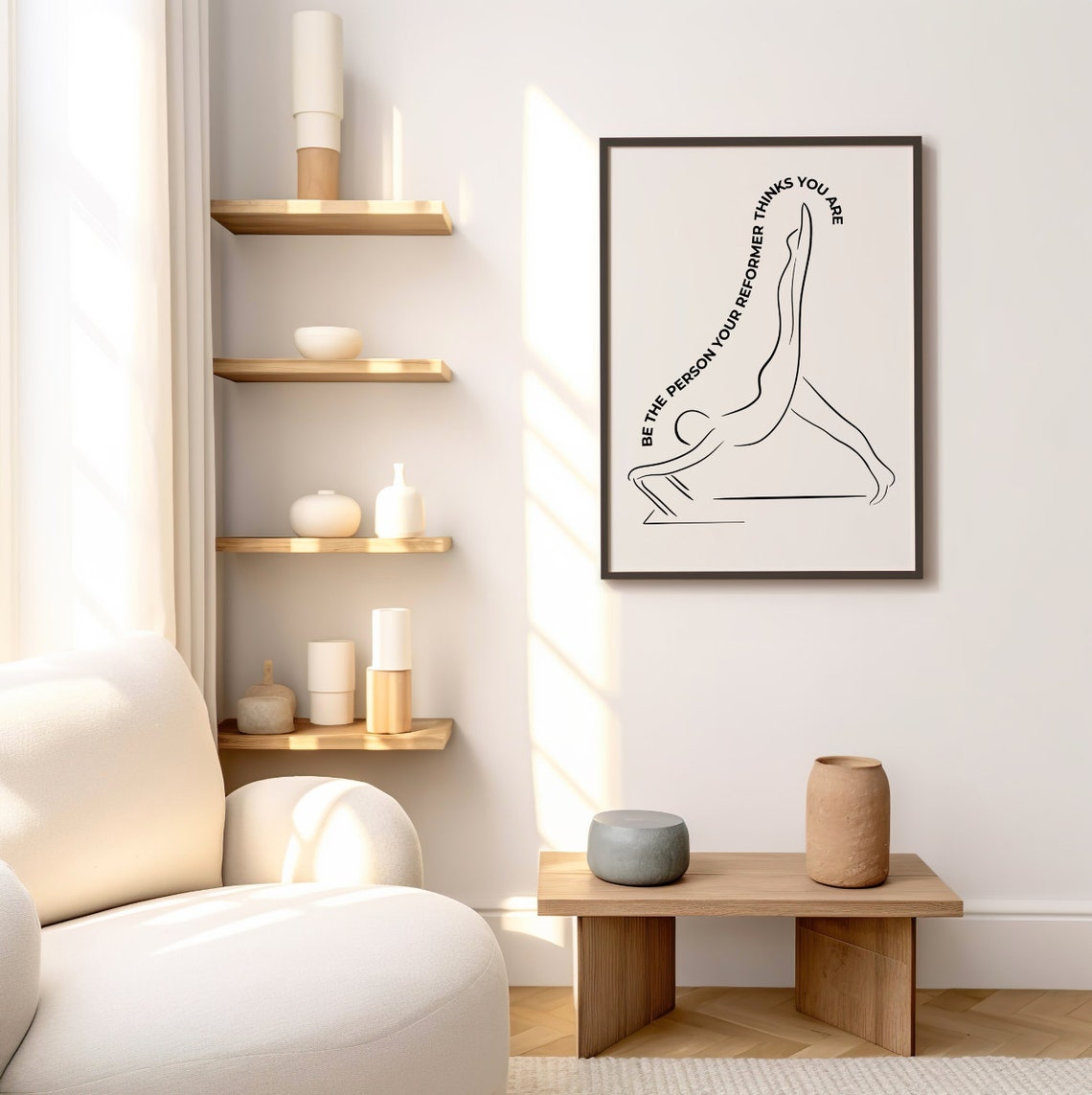 Reformer Pilates Quote Poster - Printable Wall Art, Pilates Print ...