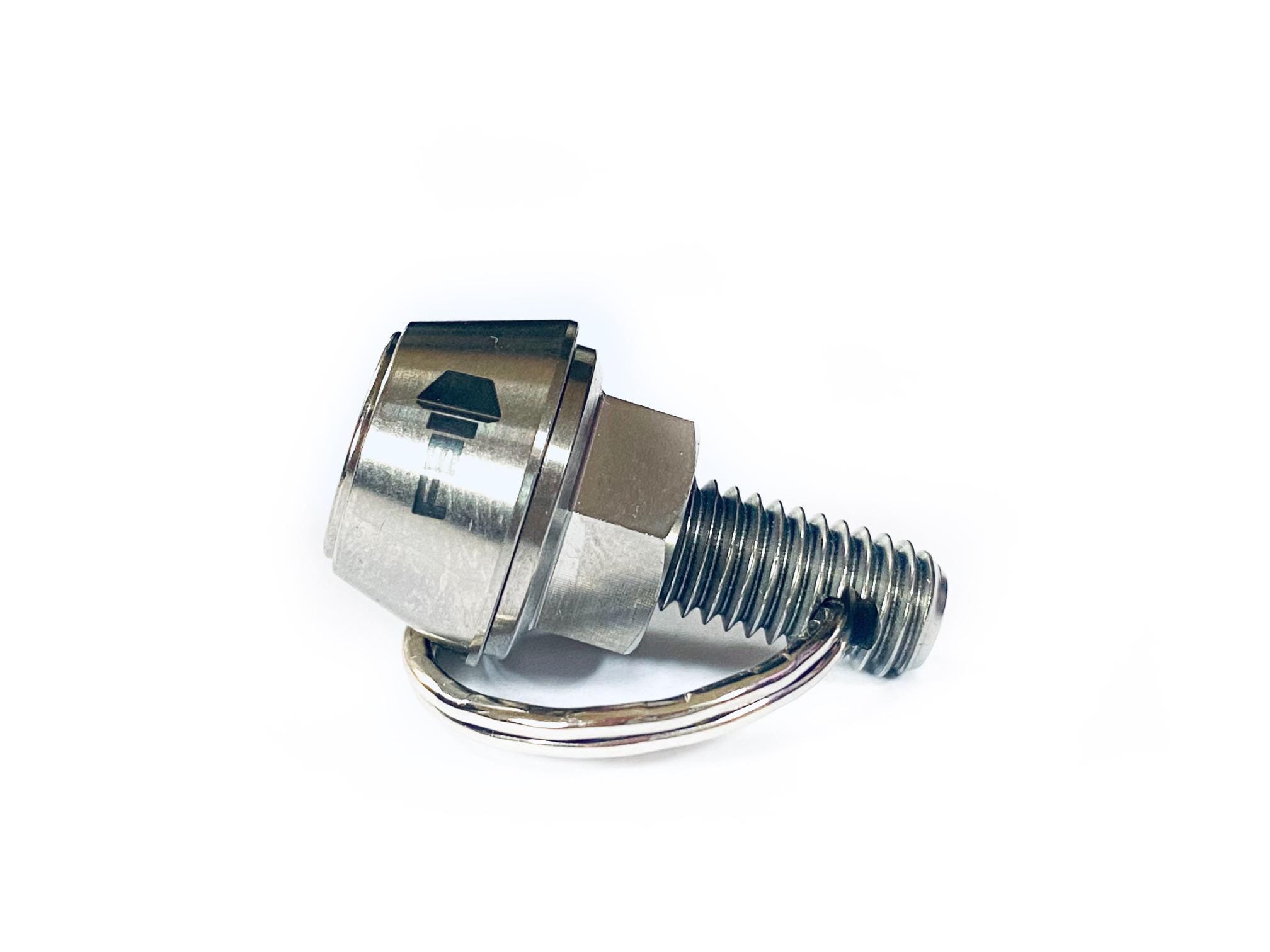 Titanium Fidget Bolt Key Ring - Etsy