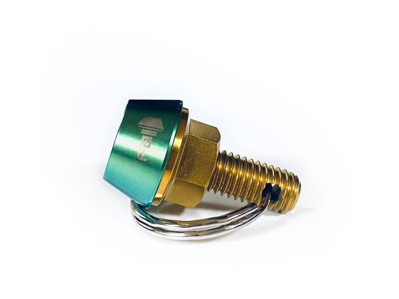 Titanium Fidget Bolt Key Ring - Etsy