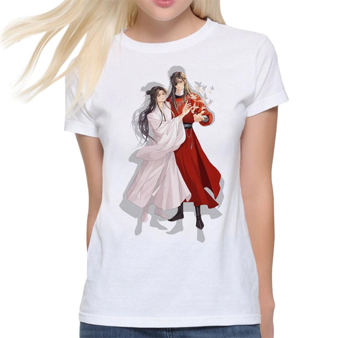 Heaven Official's Blessing Hua Cheng and Xie Lian T-shirt, Cotton Tee ...