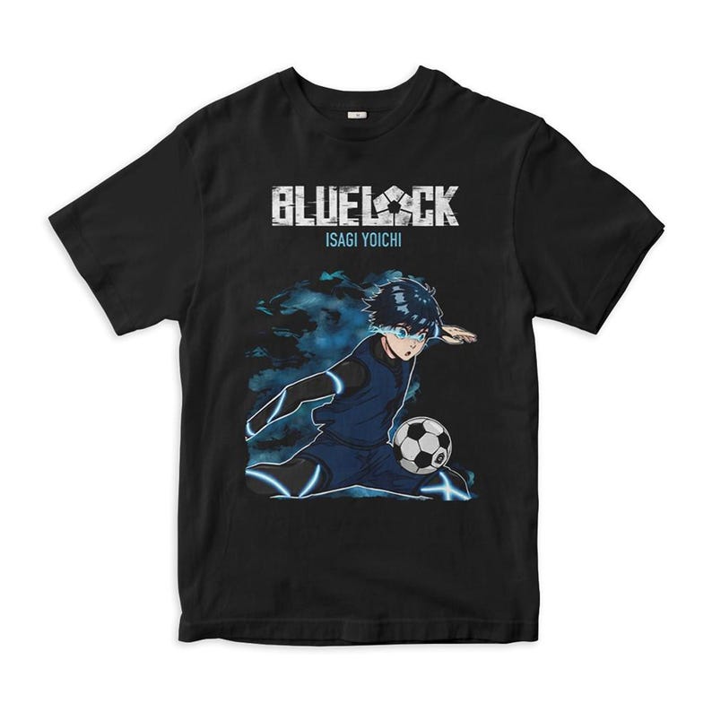 Blue Lock Yoichi Isagi T-shirt, Cotton Tee, Men's Women's Sizes (LOC ...