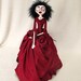 Mina Horror Gothic Dracula Art Doll - Etsy