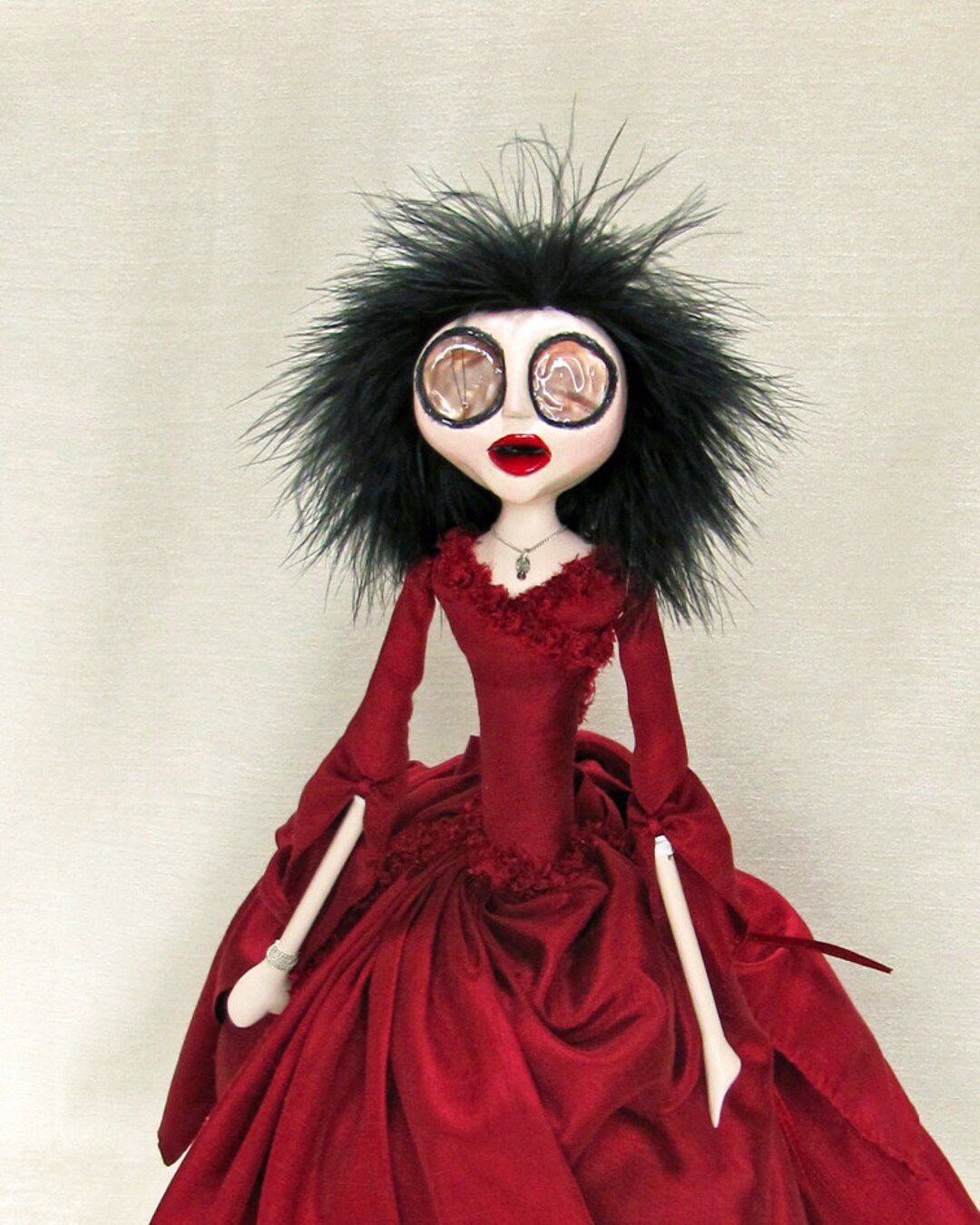 Mina Horror Gothic Dracula Art Doll - Etsy