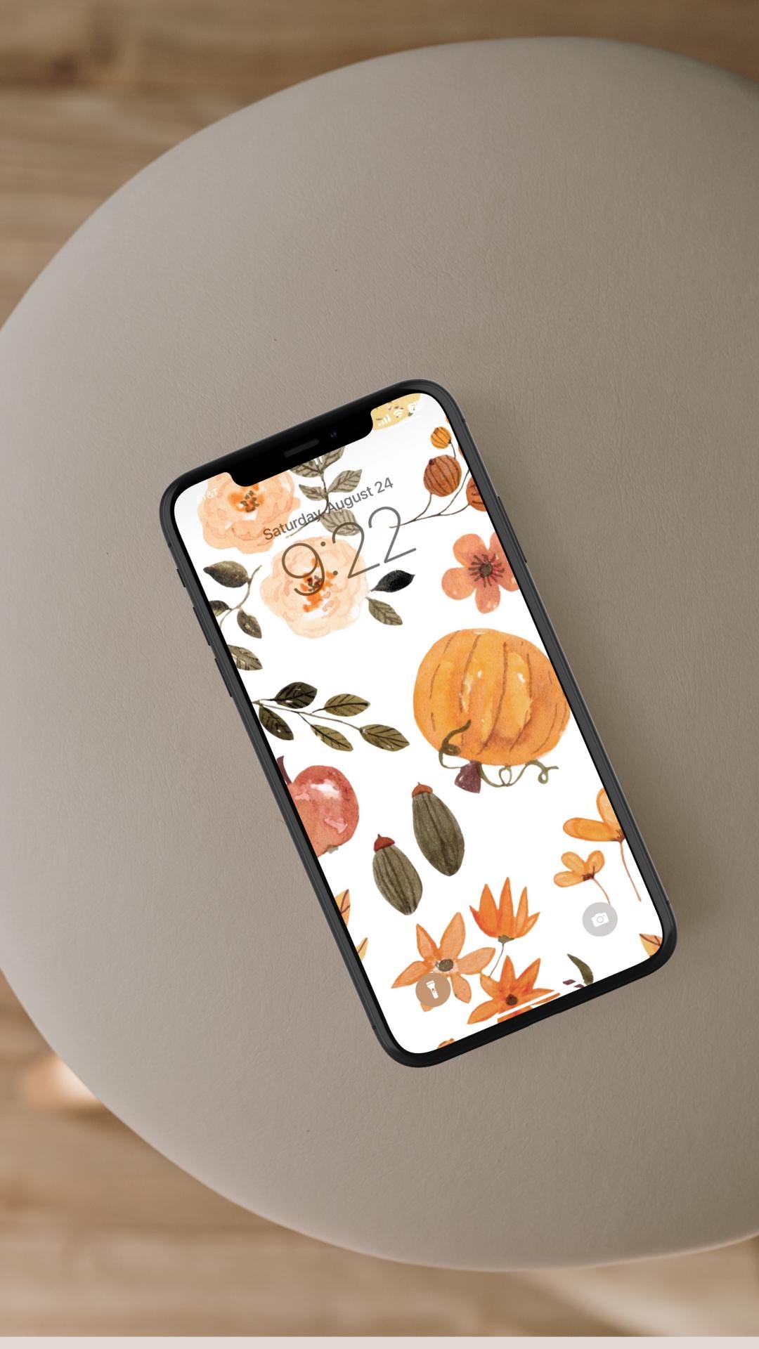 Fall Autumn | iPhone Wallpaper | Set of 4 Phone Wallpapers or Lock ...